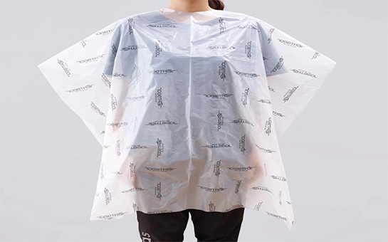 Custom Disposable Barber Cape Beauty Barbershop Salon Transparent ...