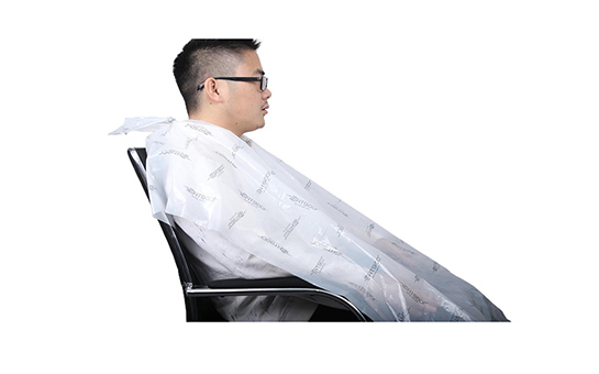 Custom Disposable Barber Cape Beauty Barbershop Salon Transparent ...