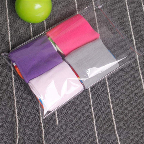 Transparent Plastic Packing Bag Double Layer Opp Adhesive Sticker Self ...