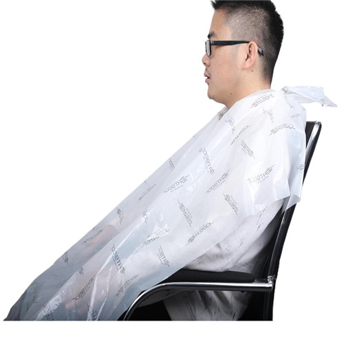 Custom Disposable Barber Cape Beauty Barbershop Salon Transparent ...