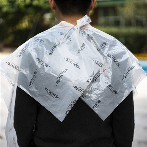 Custom Disposable Barber Cape Beauty Barbershop Salon Transparent ...