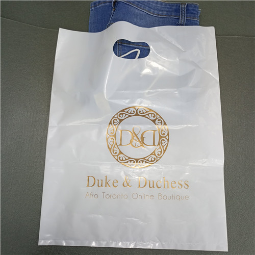 Manufacturer Shopping Bag Hdpe Ldpe Die Cut Patch Handle Custom Plastic ...